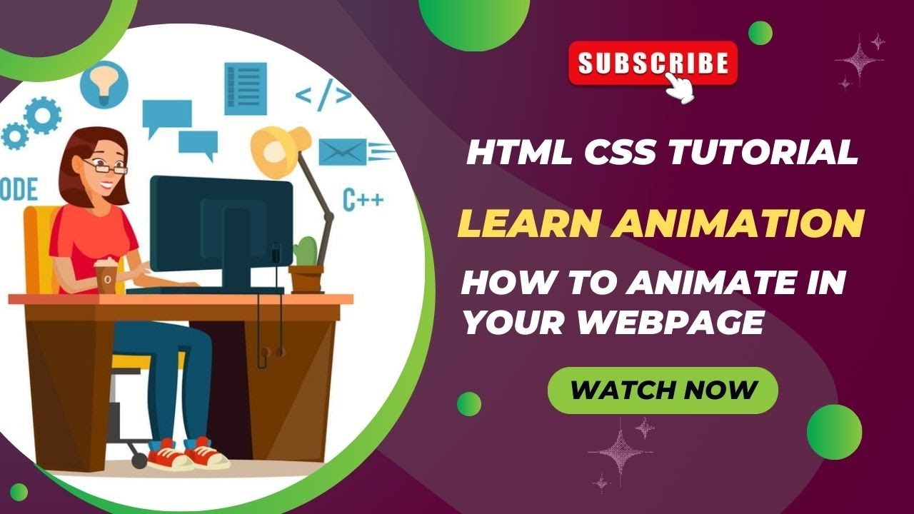 Animation With CSS | HTML CSS Tutorial | How To do animation in your ...