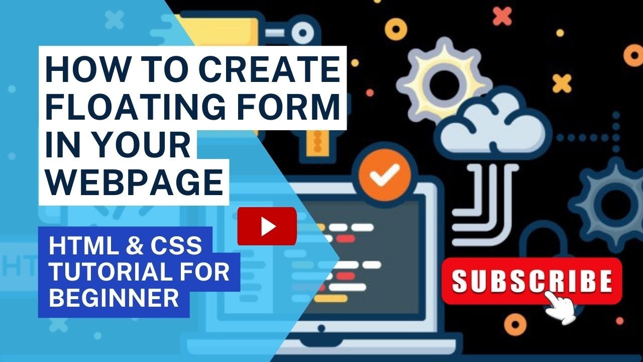 Form in HTML | Create a Floating Form in HTML | HTML CSS Tutorial | CSS Tutorial | HTML Tutorial ...