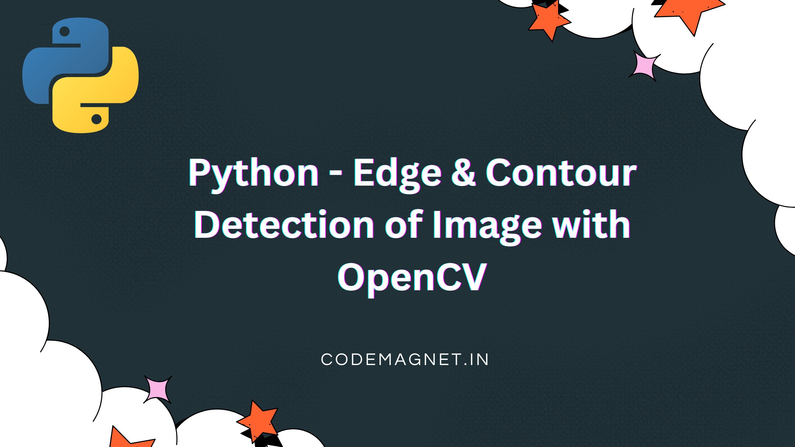 Python - Edge & Contour Detection of Image with OpenCV - CodeMagnet